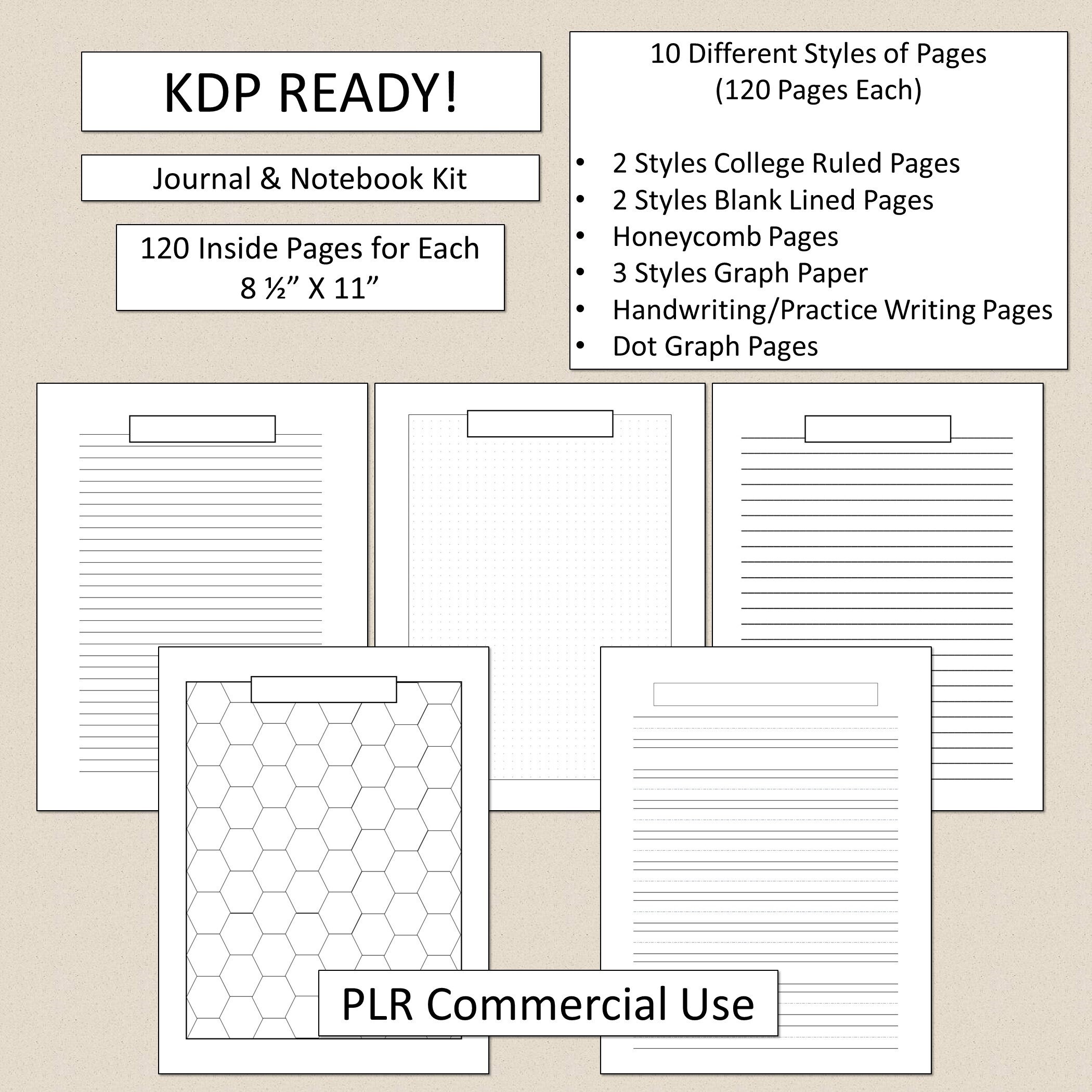 Kdp Journal Template
