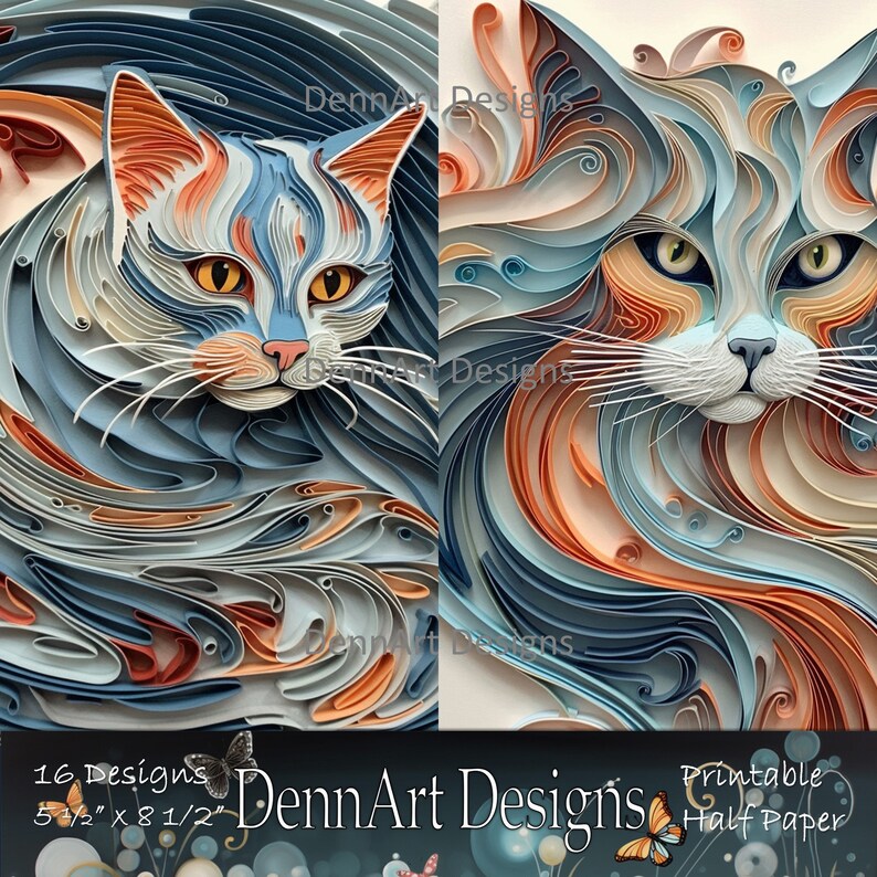 Cat Scrapbook Paper Printable Paper Scrapbooking Paper Junk Journal ...