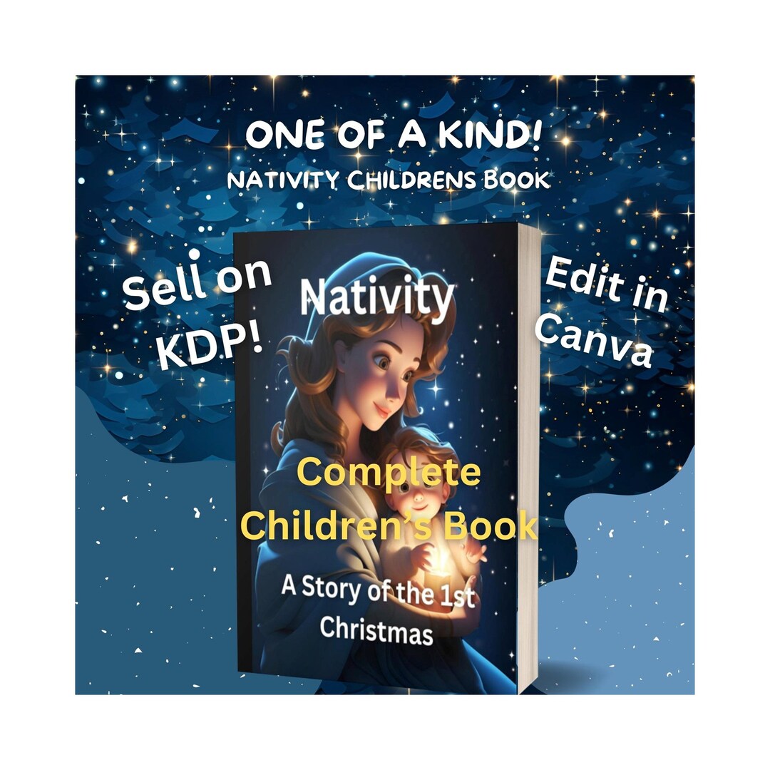Nativity Childrens Book KDP Complete Book Set Done for You KDP Book One ...