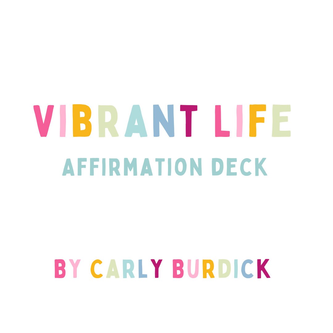 Vibrant Life Affirmation Deck - Etsy