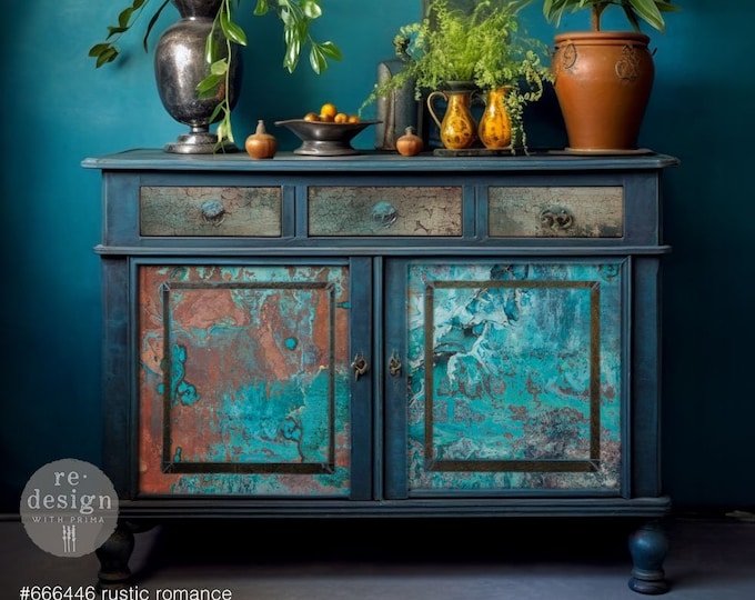 A1 Fiber Decoupage Paper for Furniture | Redesign With Prima | Blue ...