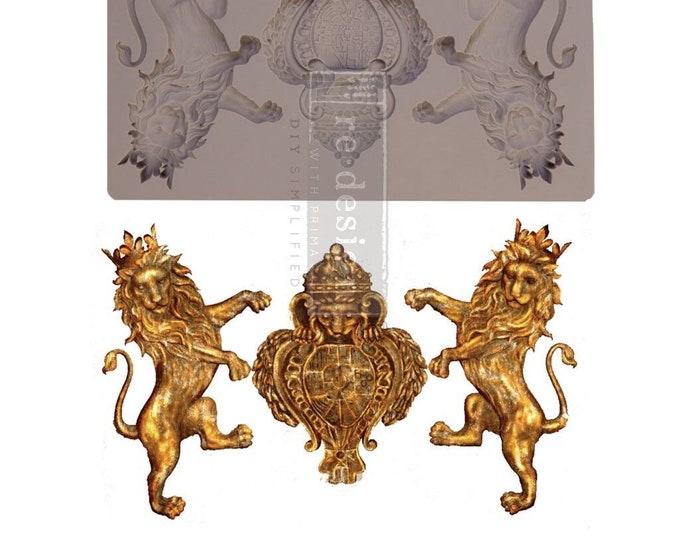 Silicone Mold for Resin, Royal Emblem, Redesign With Prima Molds, *food ...
