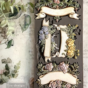 New! Redesign With Prima Silicone Mold BLOOMING BANNERS || Resin ...