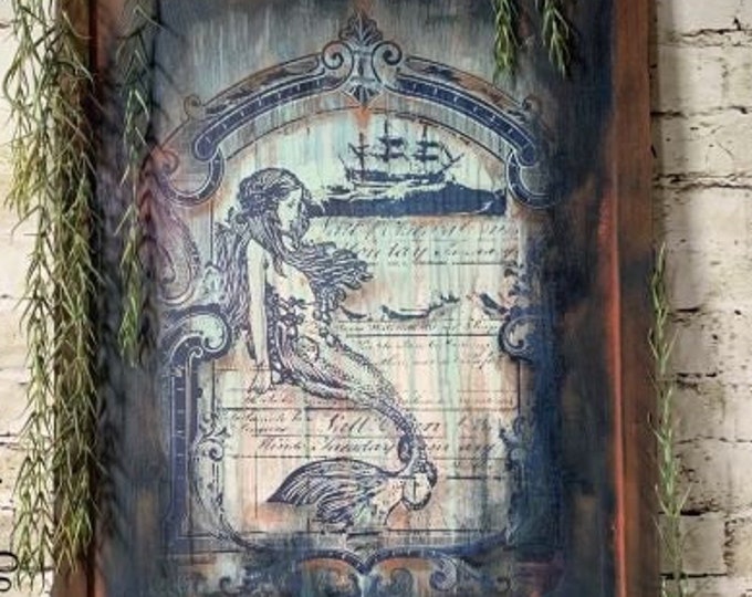 Furniture Transfers Rub on MERMAID | Redesign with Prima Transfer ...