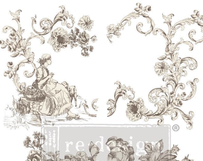 Rub on Transfers for Furniture BLOSSOM FLIGHT Redesign With Prima ...