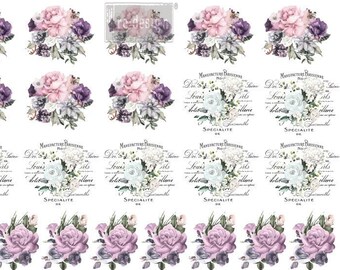 DELICATE ROSES, Rub on Transfers for Furniture, Redesign With Prima ...