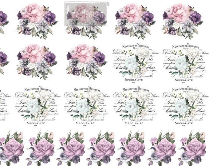 DELICATE ROSES, Rub on Transfers for Furniture, Redesign With Prima ...
