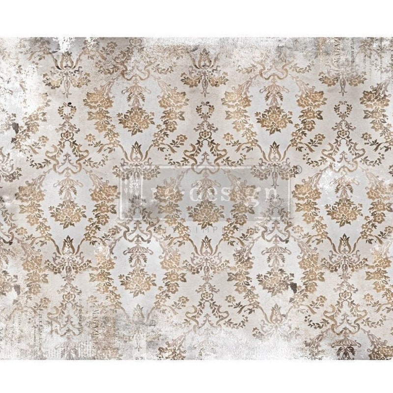 Rice Paper Damask - Etsy