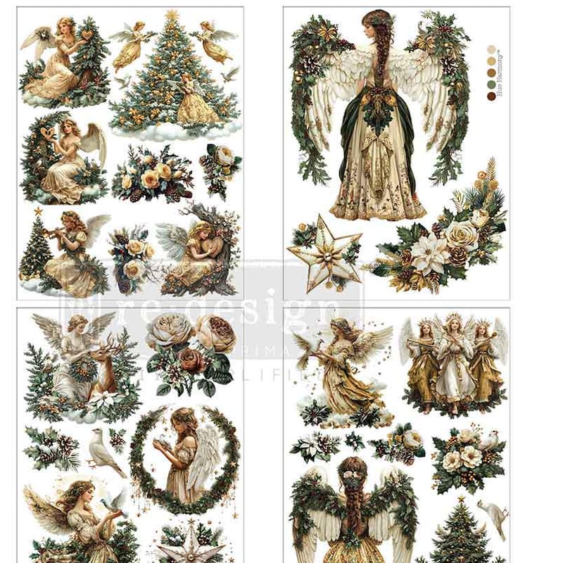 Gold Transfers Prima - Etsy