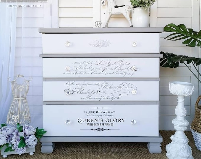 Rub on Furniture Transfers | PARISIAN LETTER | Redesign With Prima ...