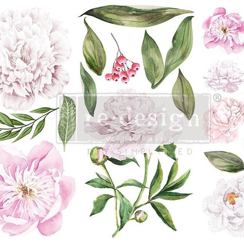 Rub on Transfers for Furniture Redesign With Prima Transfers - Etsy