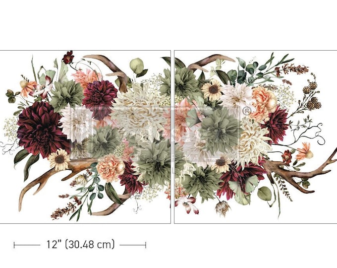 BLOSSOM FLIGHT Furniture Transfers Redesign With Prima Transfers Rub on ...