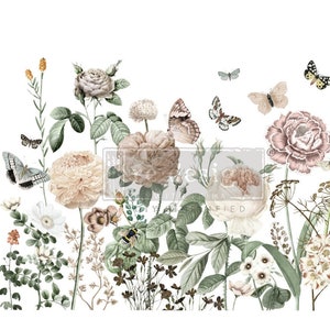 Rub on Transfers for Furniture ALL THE FLOWERS | Redesign With Prima ...