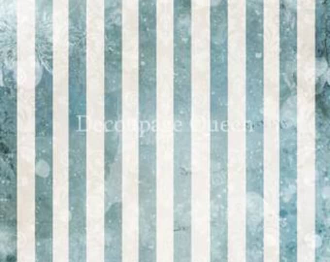 New! Rice Paper Decoupage FAIRY TALE STRIPES by Decoupage Queen | Large ...