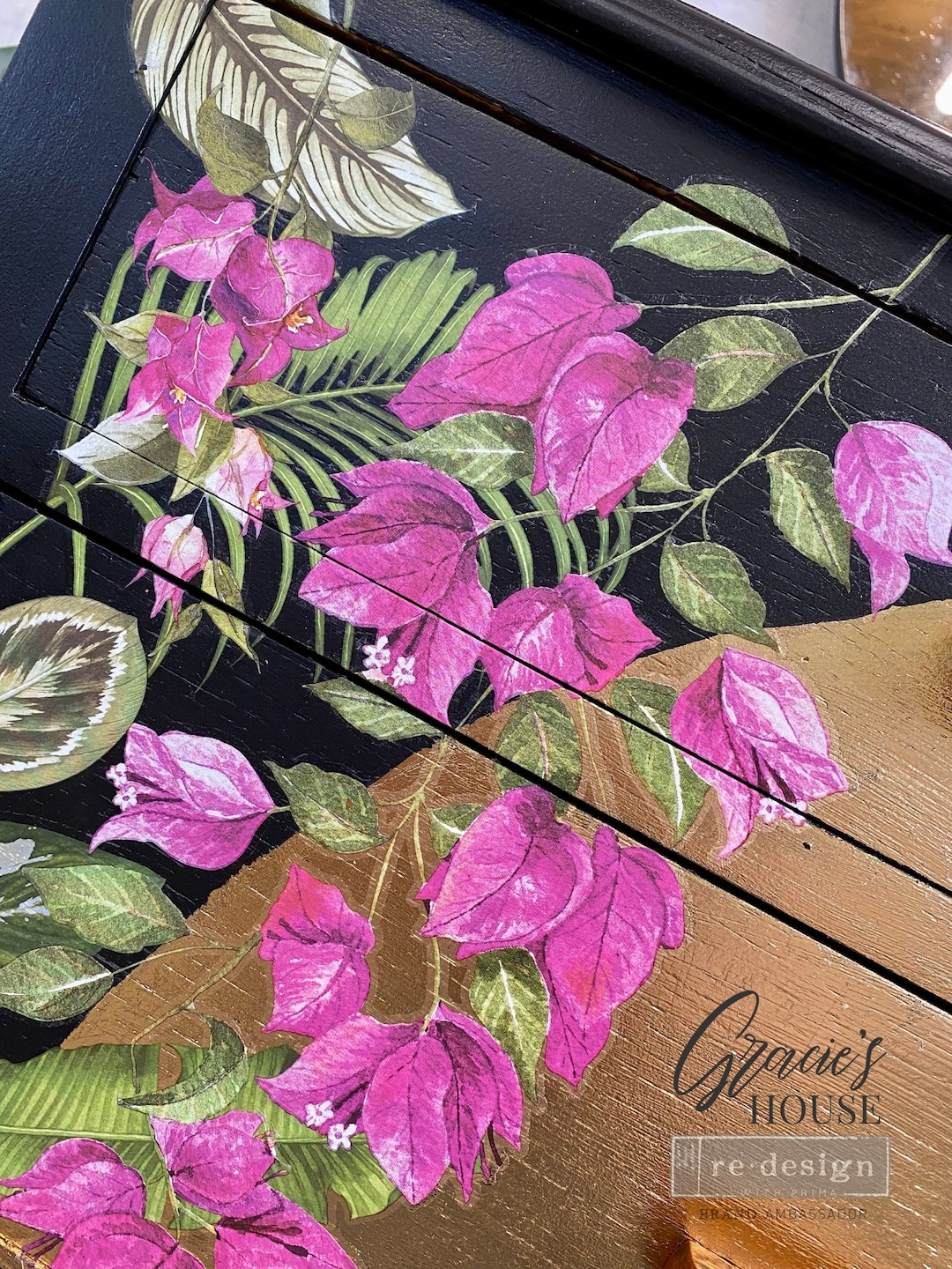 Rub on Furniture Transfers WILD FLOWERS || Redesign With Prima ...
