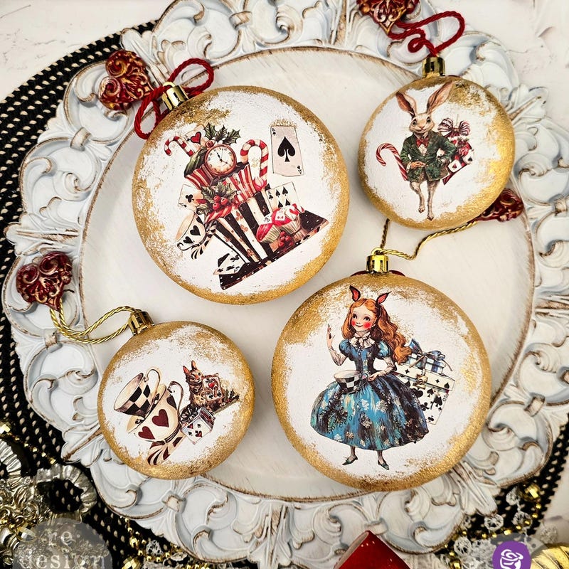 Alice in Wonderland Christmas Ornament - Etsy