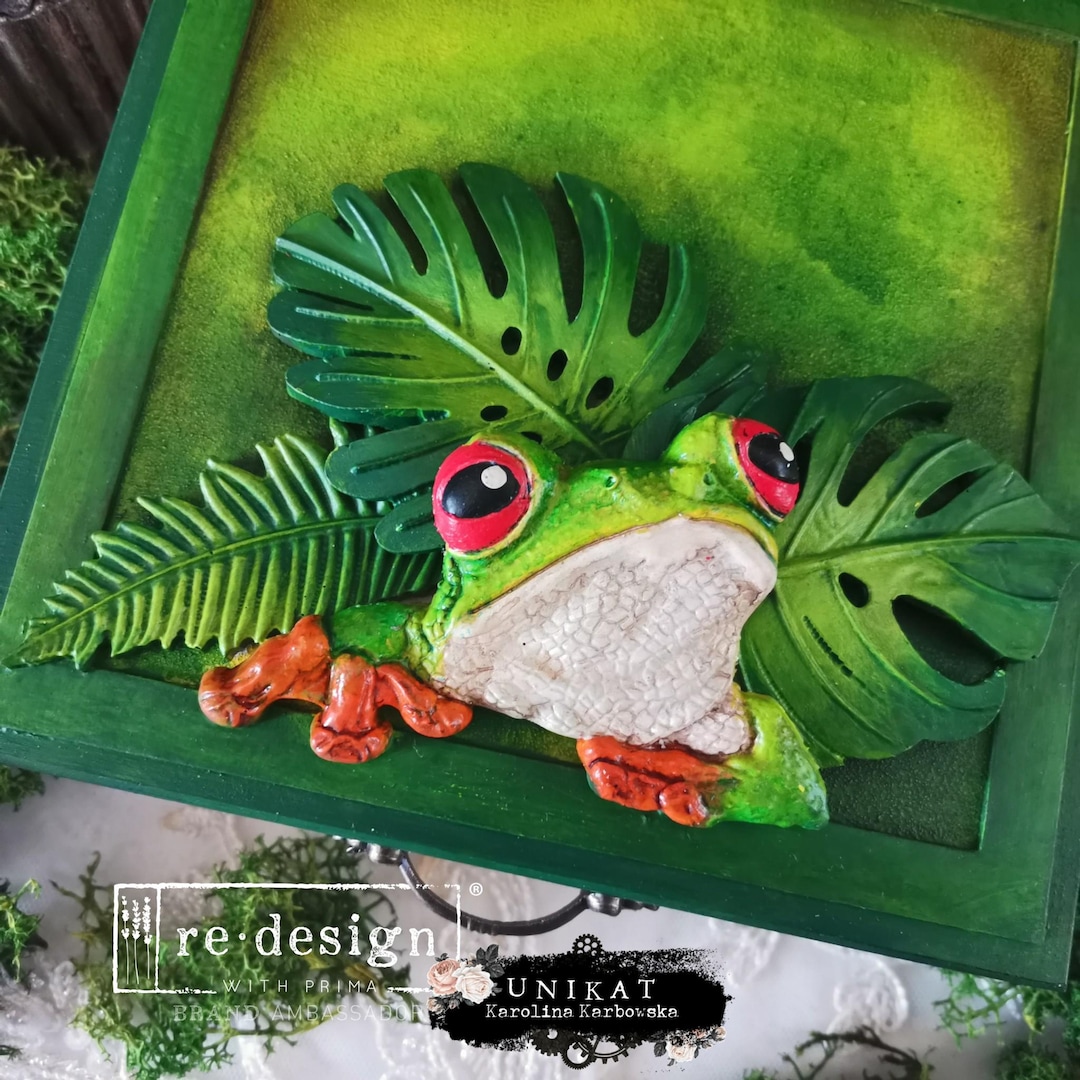 Silicone Molds for Resin FROGGY MEADOW GREENS || Redesign With Prima ...