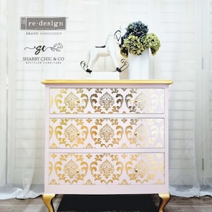 KACHA House of Damask Rub on Transfers for Furniture | Redesign With ...