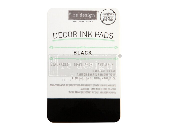 BLACK INK Pads | Semi-permanent Ink Pads | Redesign With Prima ...