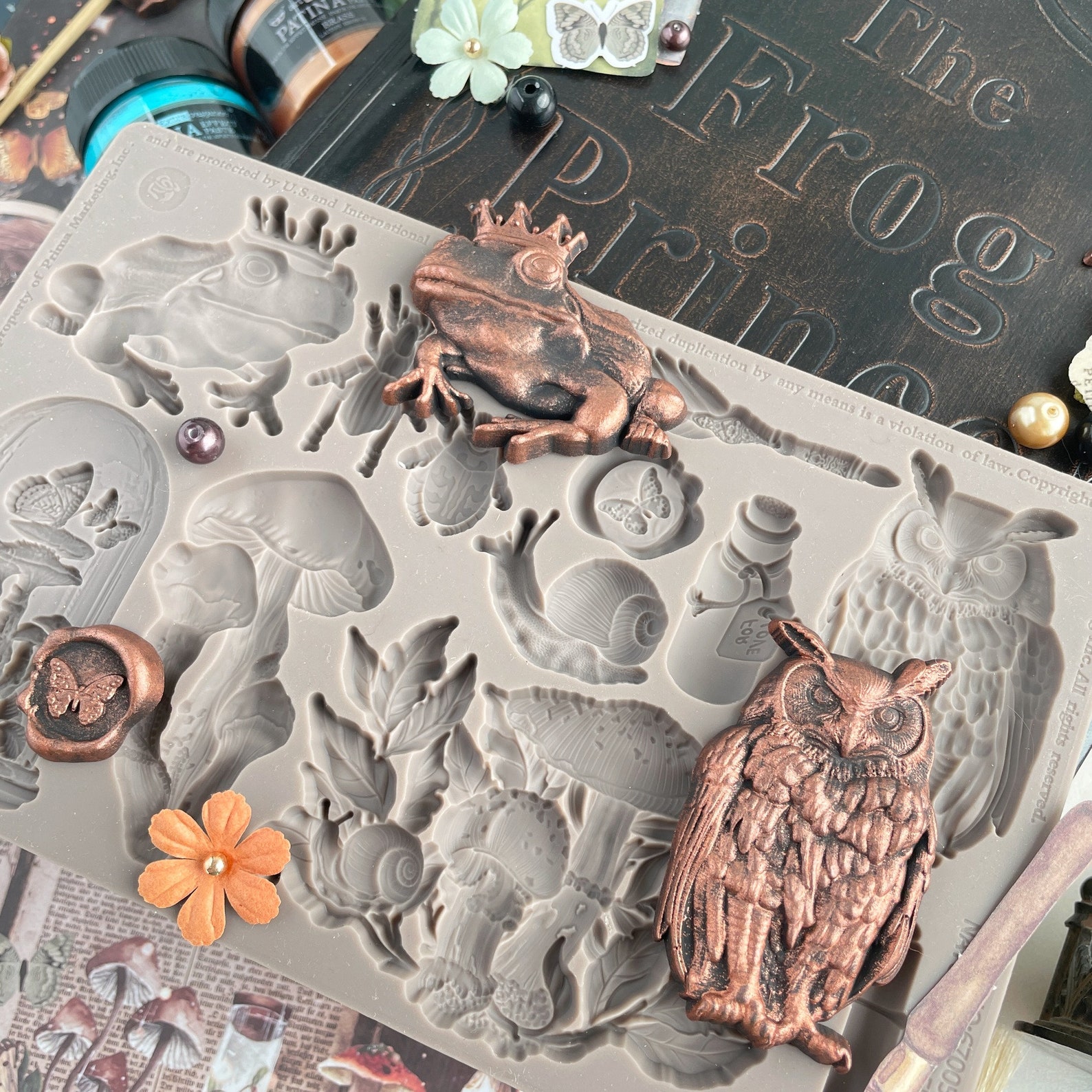 Silicone Mold for Resin NATURE ACADEMIA Mold | Redesign With Prima ...