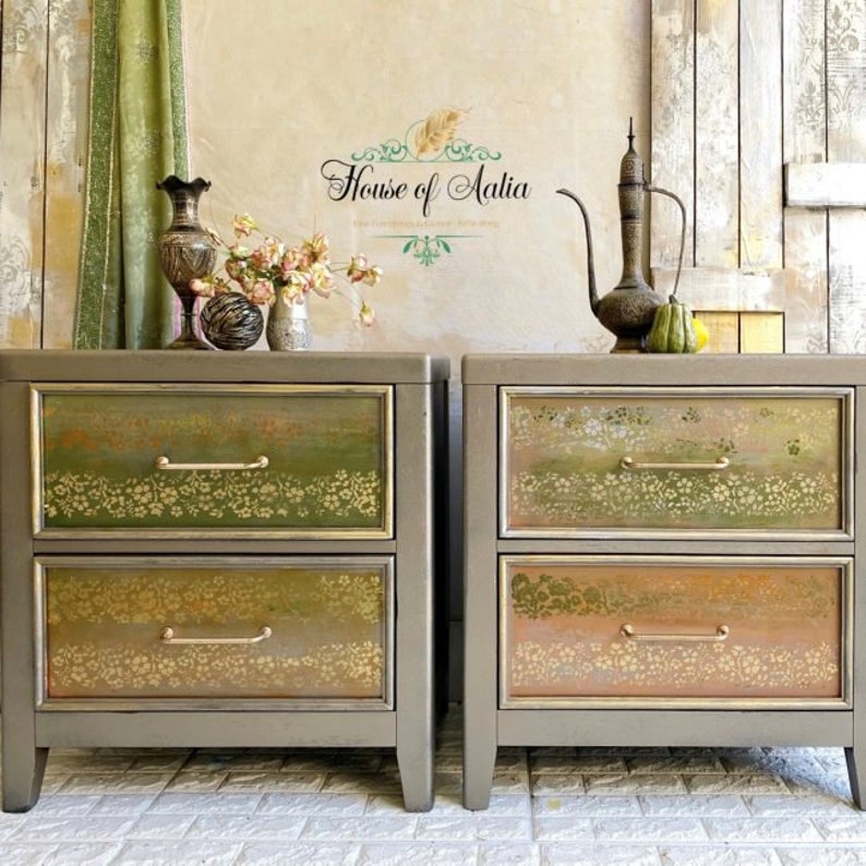 Stick and Style Stencil Roll ROYAL ANN GARDEN | Redesign With Prima ...