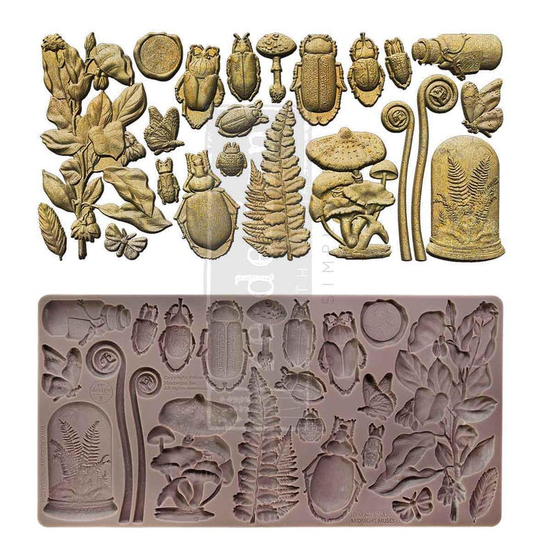 New! Resin Molds MIDNIGHT MUSES || Redesign With Prima Silicone Moulds ...