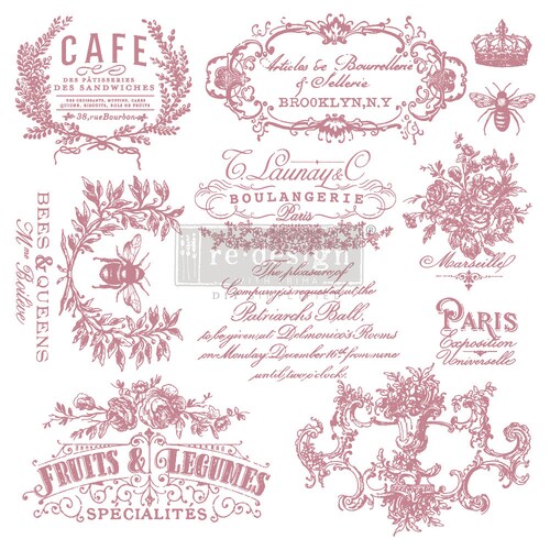 Redesign With Prima Decor Clear-cling Stamps Prima Stamp - Etsy