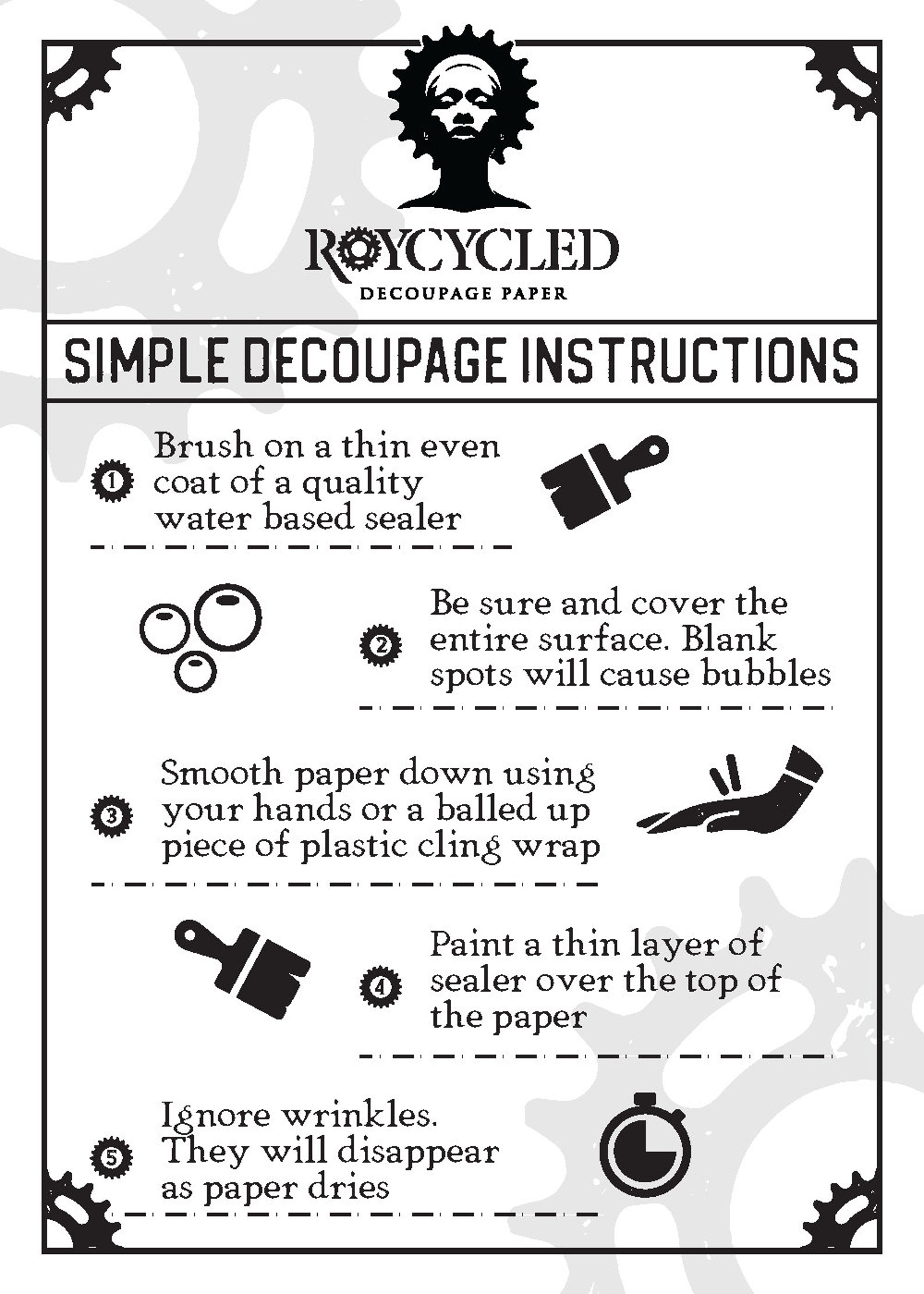 Decoupage Paper Blue Floral Decoupage Paper WINTER FLORAL | Etsy