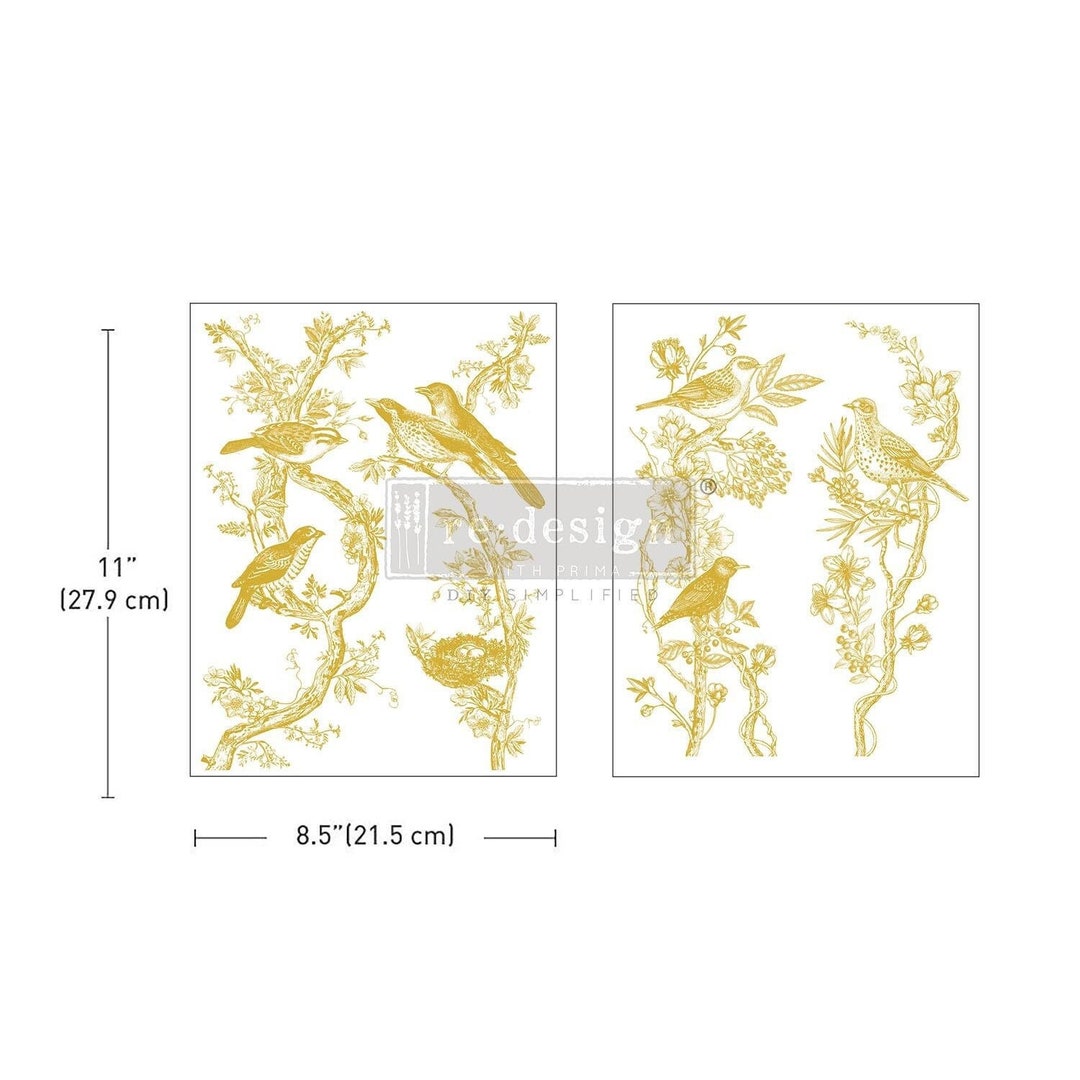 Furniture Transfers GOLDEN SERENADE || Kacha Gold Foil || Redesign With ...