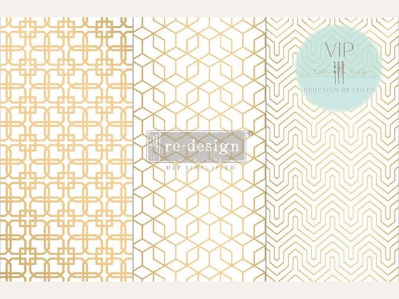 Small Rub on Transfers MOTIF GEOMETRIQUE by Redesign With | Etsy