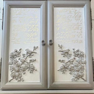 Redesign With Prima Furniture Transfers SHIMMERING SCRIPT || Kacha Gold ...