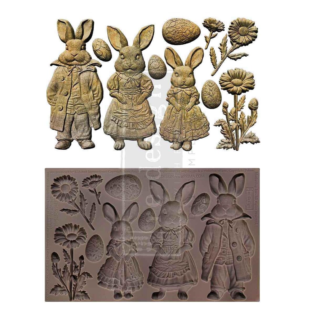 SPRINGTIME BUNNY Silicone Molds || Redesign With Prima || Baking ...