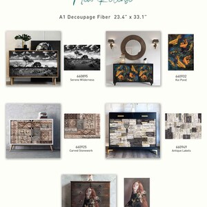 Decoupage Rice Paper, SERENE WILDERNESS by Redesign With Prima, Large ...