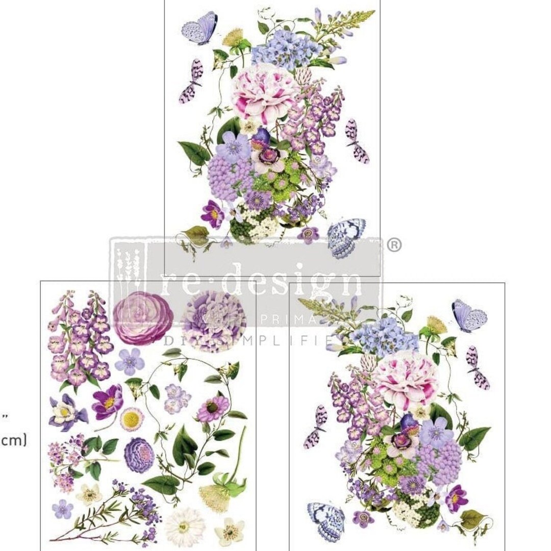 Rub on Transfers for Furniture WILD AMOROUS || Redesign With Prima ...