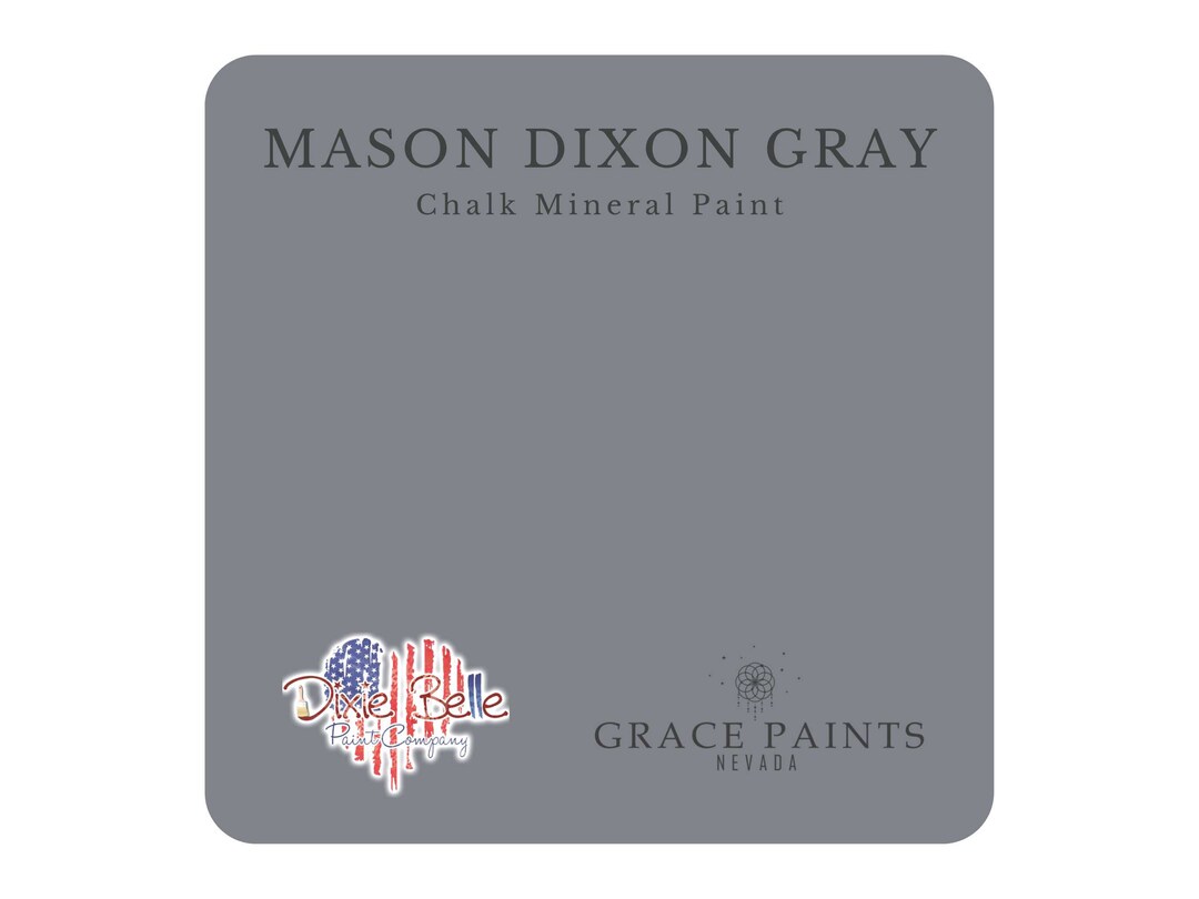Dixie Belle Paint Chalk Mineral Paint - Mason Dixon Gray - Etsy