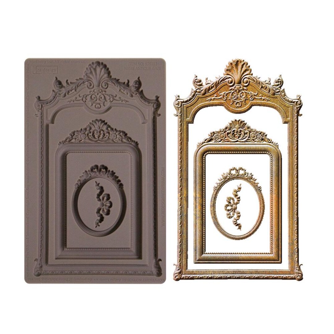 New! Silicone Molds Frames ANTIQUE GAZE || Redesign With Prima || Resin ...