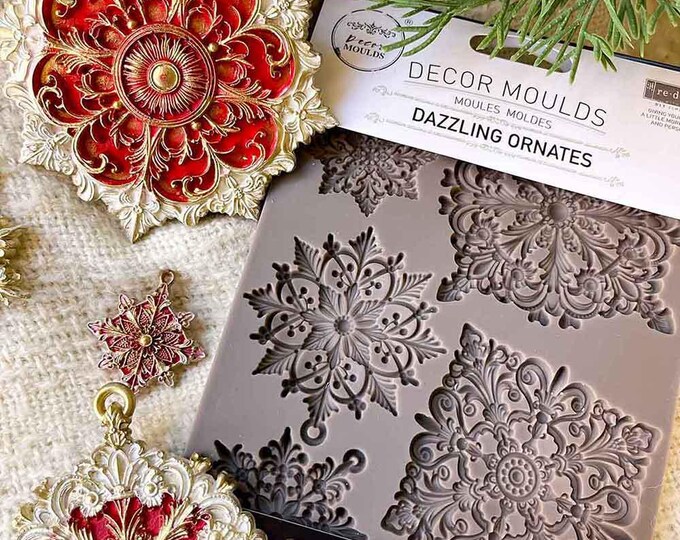 Resin Molds Silicone Snowflakes DAZZLING ORNATES || Redesign With Prima ...