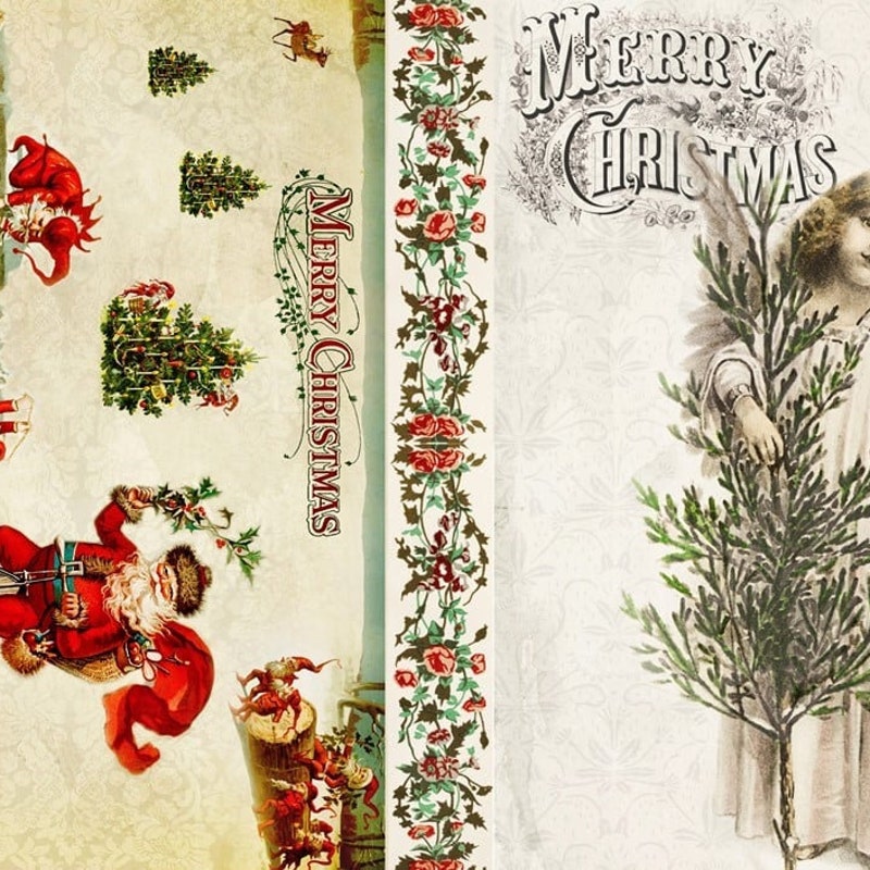 Christmas Decoupage Paper - Etsy