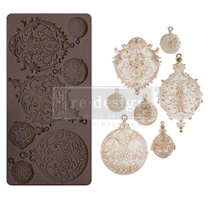 VINTAGE GLAMOUR Silicone Mold for Christmas Crafts | Redesign With ...