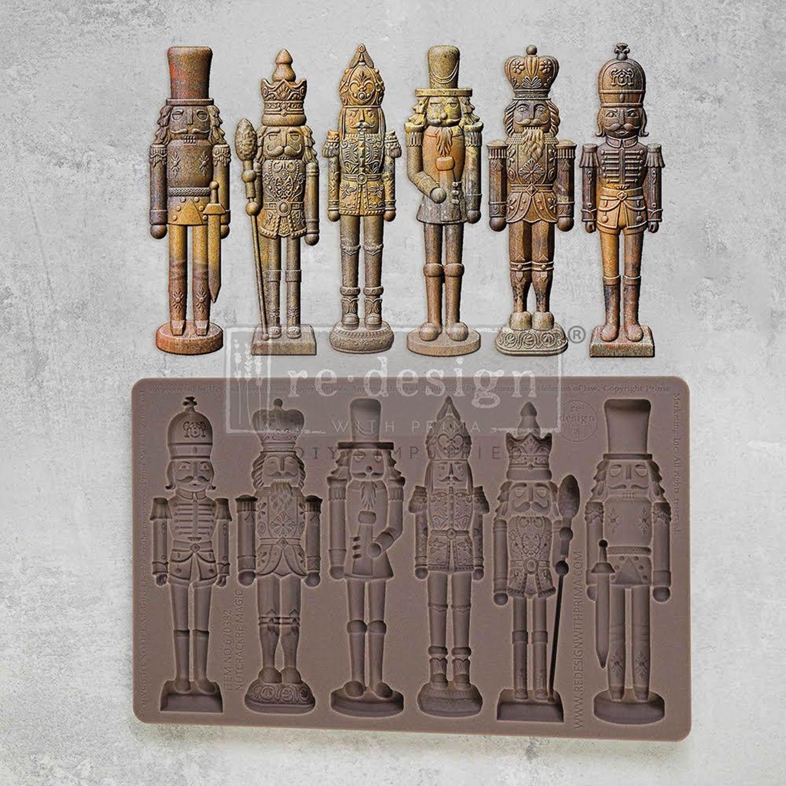 Christmas Moulds NUTCRACKER MAGIC || Silicone Molds for Resin by ...