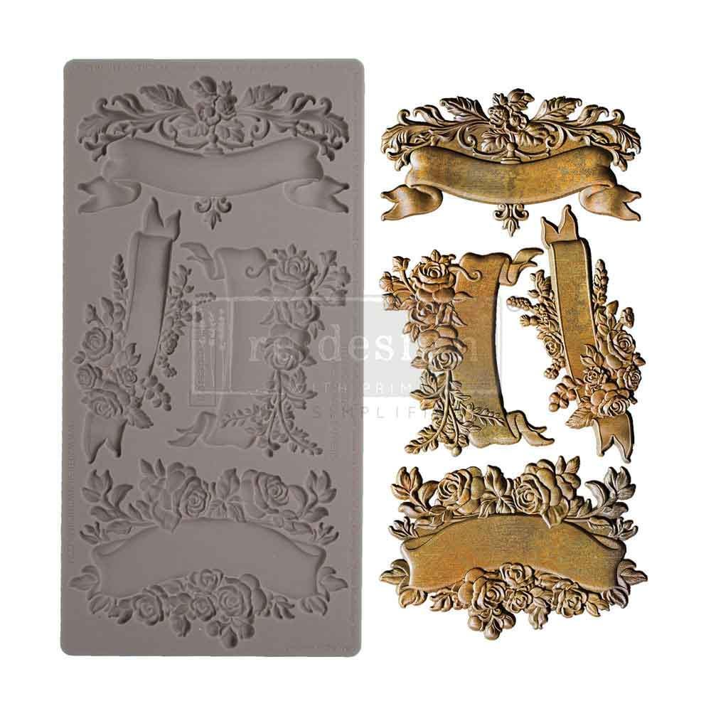 New! Redesign With Prima Silicone Mold BLOOMING BANNERS || Resin ...
