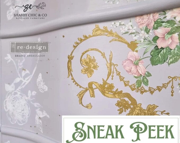 Rub on Transfers for Furniture, Wild Roses, Redesign With Prima ...