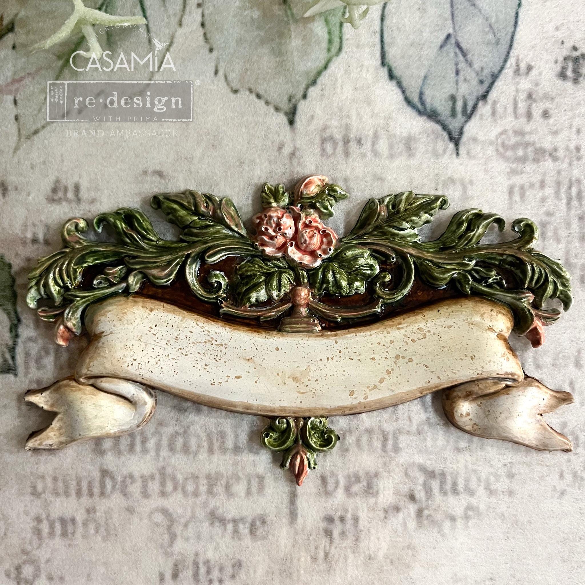 New! Redesign With Prima Silicone Mold BLOOMING BANNERS || Resin ...
