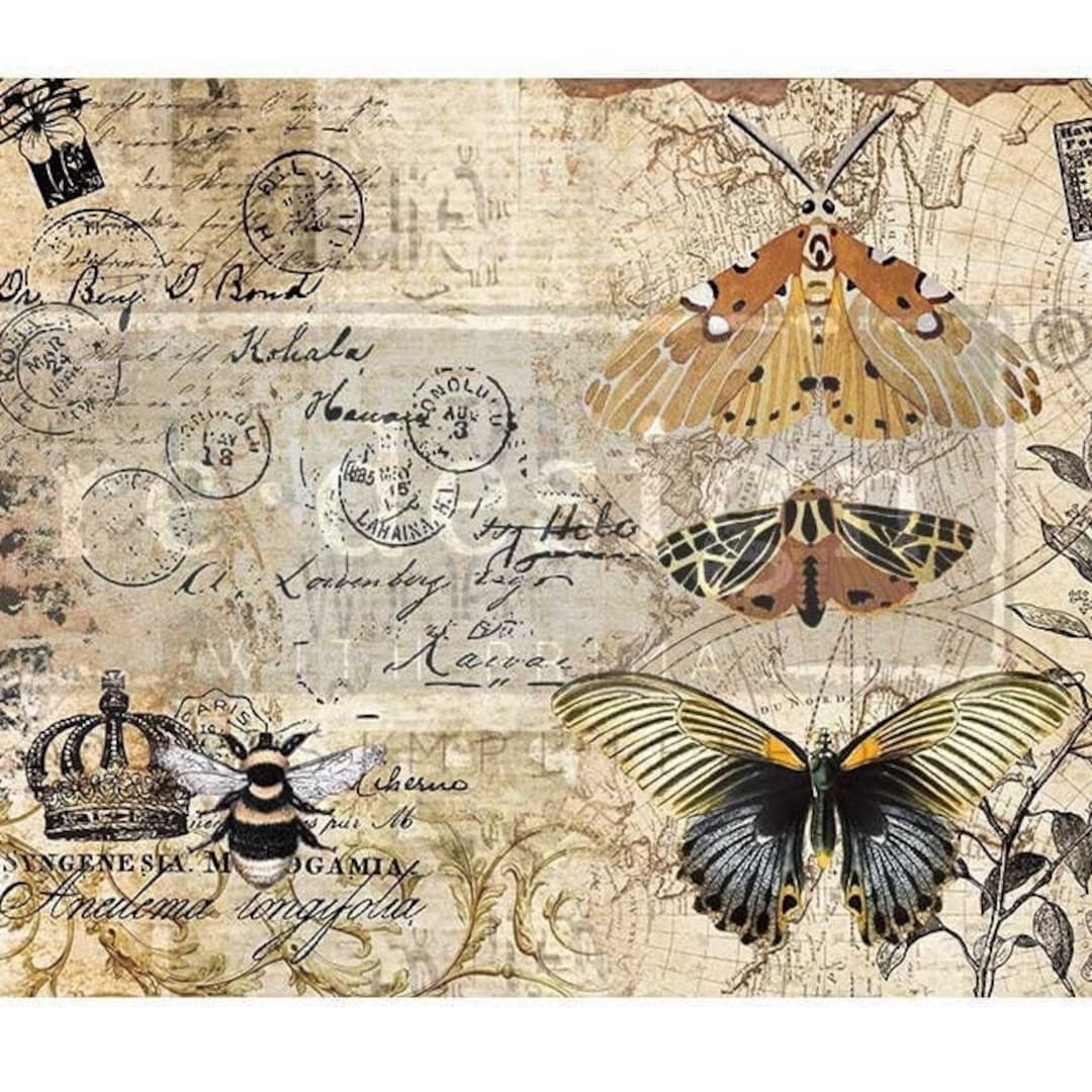 DECOUPAGE Tissue Paper by Redesign With Prima in MAAJI, Decoupage Paper ...