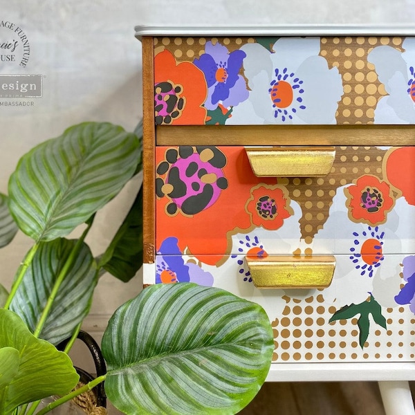 Floral Transfers for Furniture - Etsy