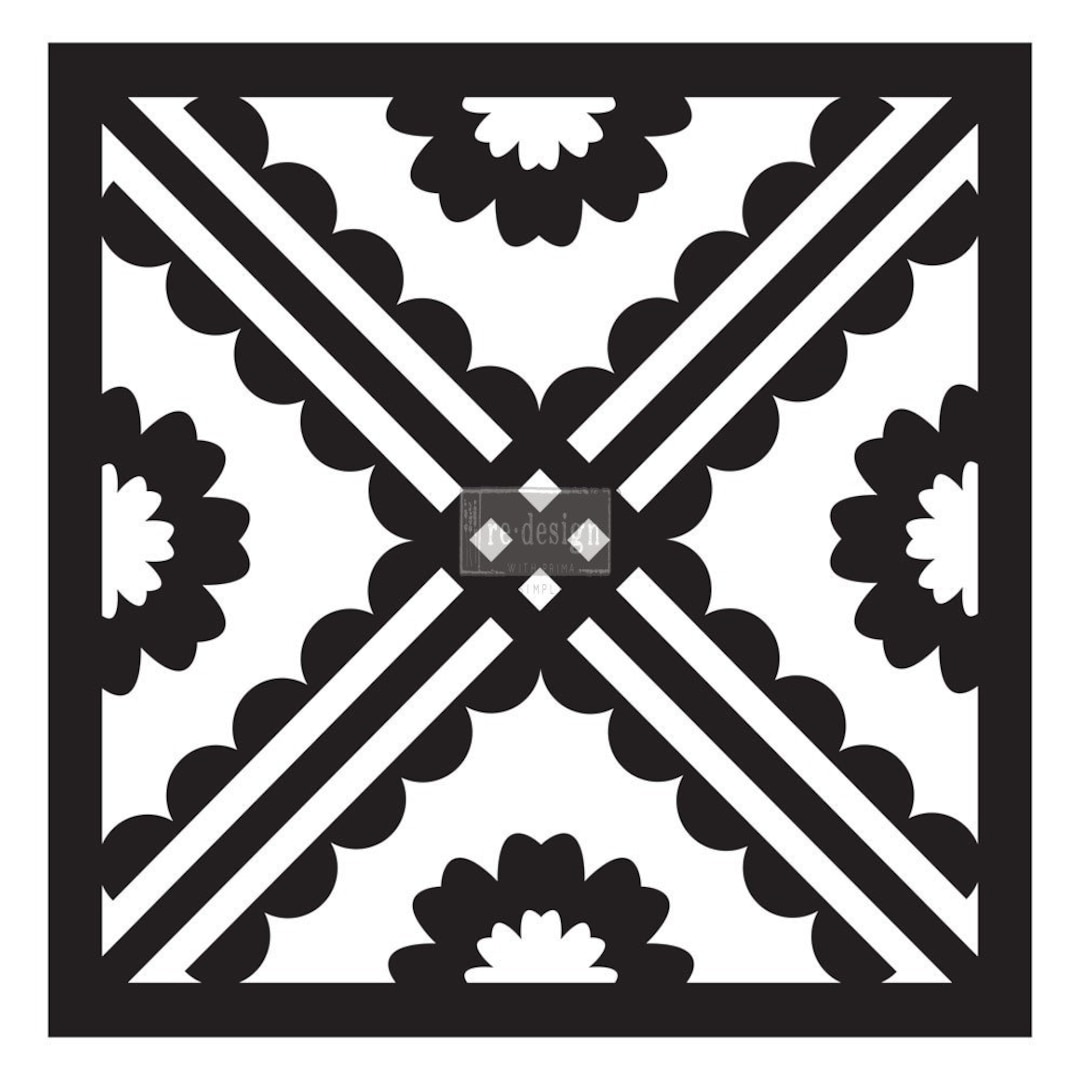 CARMELA Concrete Stencil, Redesign With Prima Stencils, 3D Stencils 11. ...