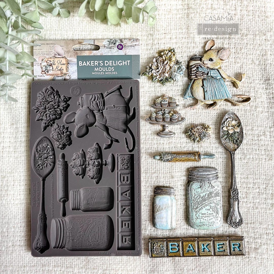 Redesign With Prima Mould BAKERS DELIGHT Silicone Mold || Modeling ...
