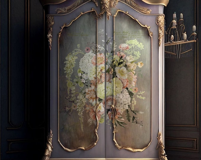 Rub on Transfers for Furniture LIFE in FULL BLOOM || Redesign With ...