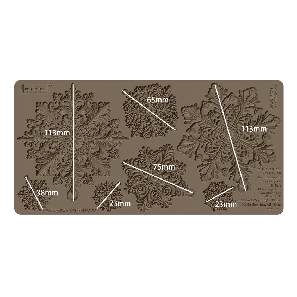NEW! Frost Spark Snowflake Silicone Molds | Redesign With Prima Moulds ...