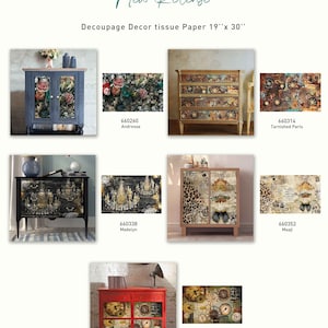 DECOUPAGE Tissue Paper by Redesign With Prima in MADELYN, Decoupage ...